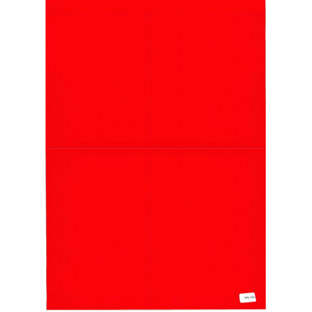Etiquettes plastiques A5 rouge vif
